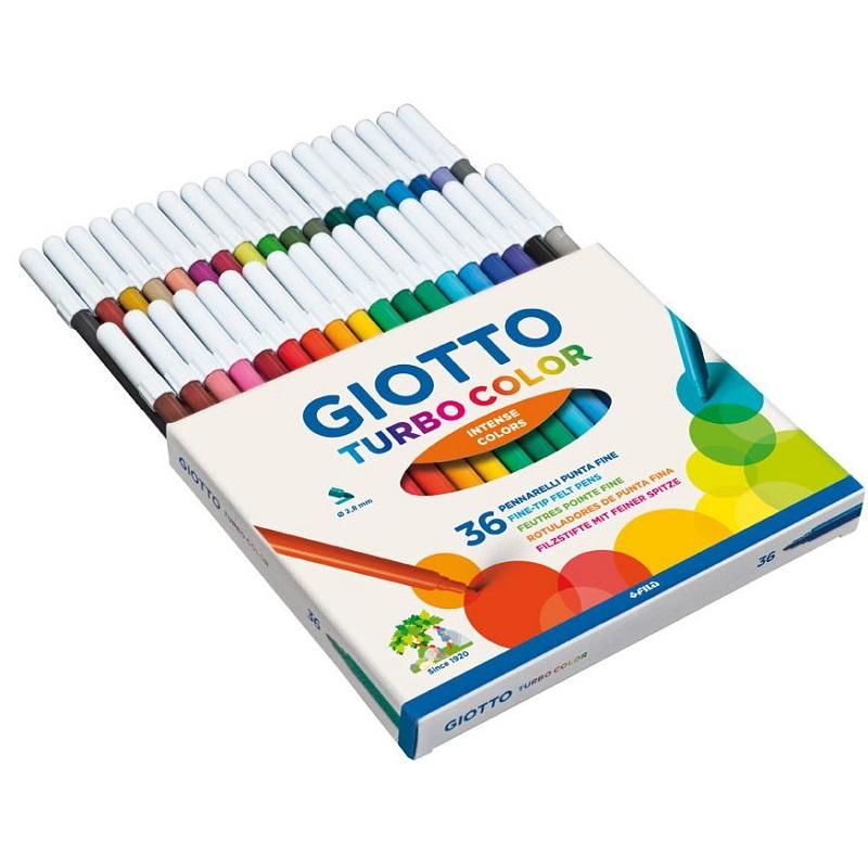 Giotto FILA Μαρκαδόροι Λεπτοί Turbo Color 36 Τεμάχια | Βιβλιόκοσμος