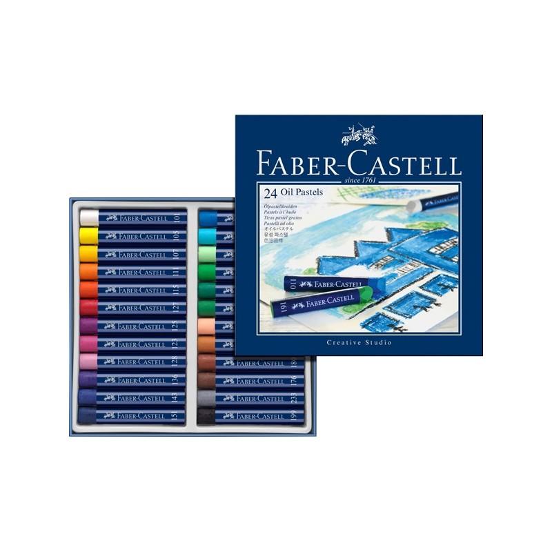 FABER CASTELL CREATIVE STUDIO OIL PASTELS SET 24 Χρώματα | Βιβλιόκοσμος
